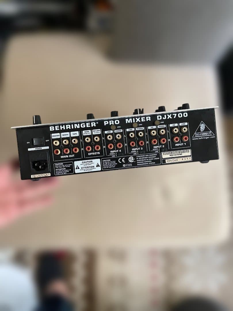 DJ機材 Behringer djx700 mixer