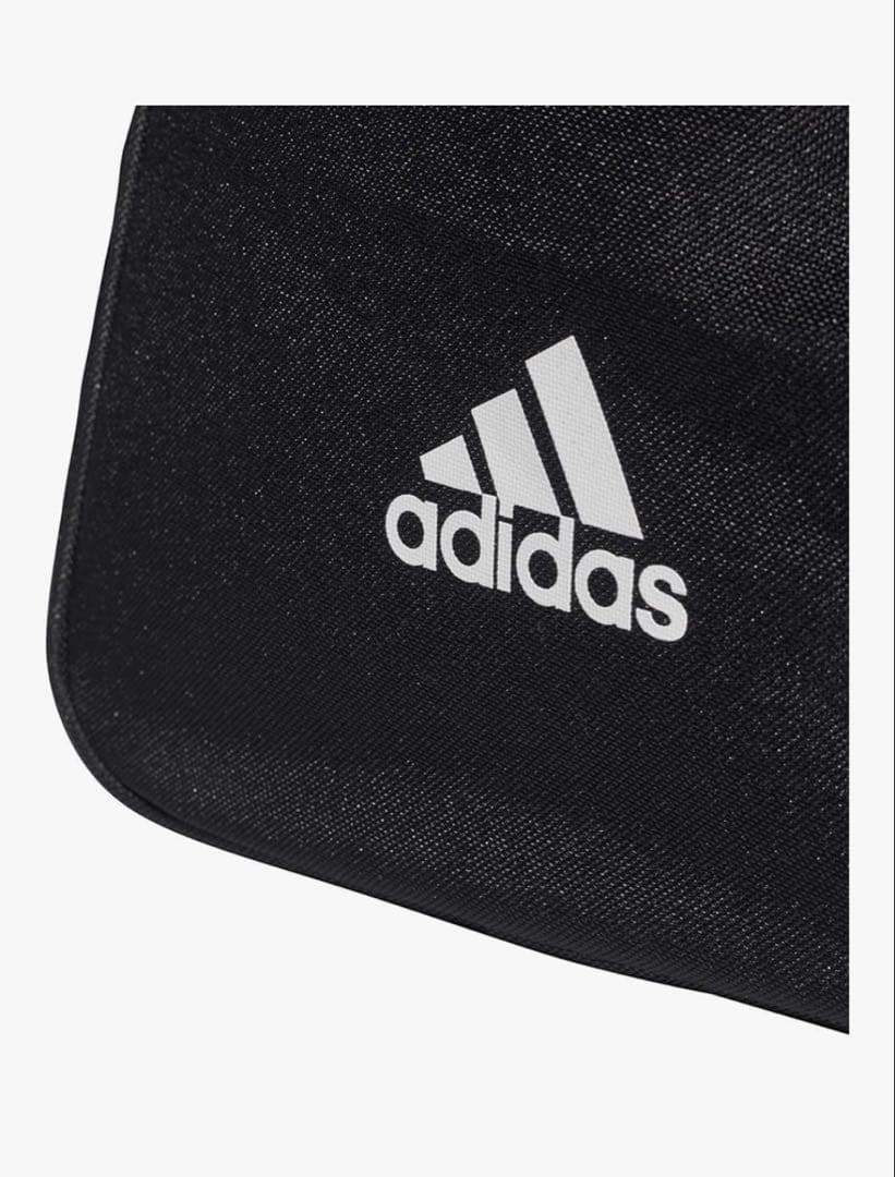 adidas ボストンバッグ 黒/白