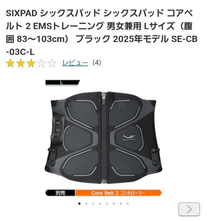 その他 SIXPAD Core Belt 2