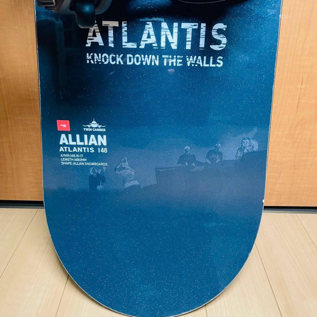 ALLIAN ATLANTIS 148 スノーボード union ビンディング付