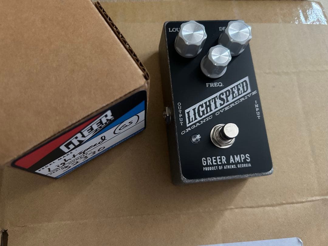 ギター Greer Amps Lightspeed Organic Overdrive