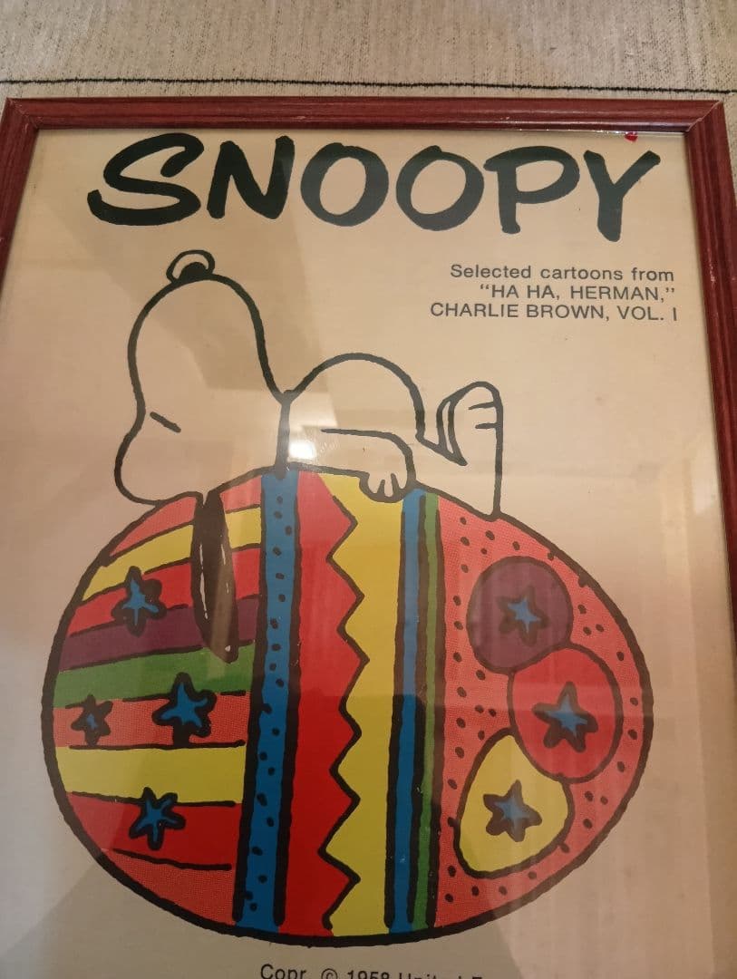 SNOOPY ポスター 1958年　イースターエッグ