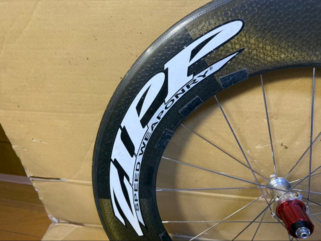 ZIPP1080 カーボンホイール リアホイール シマノフリー チューブラー