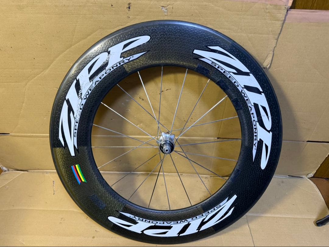 ZIPP1080 カーボンホイール リアホイール シマノフリー チューブラー
