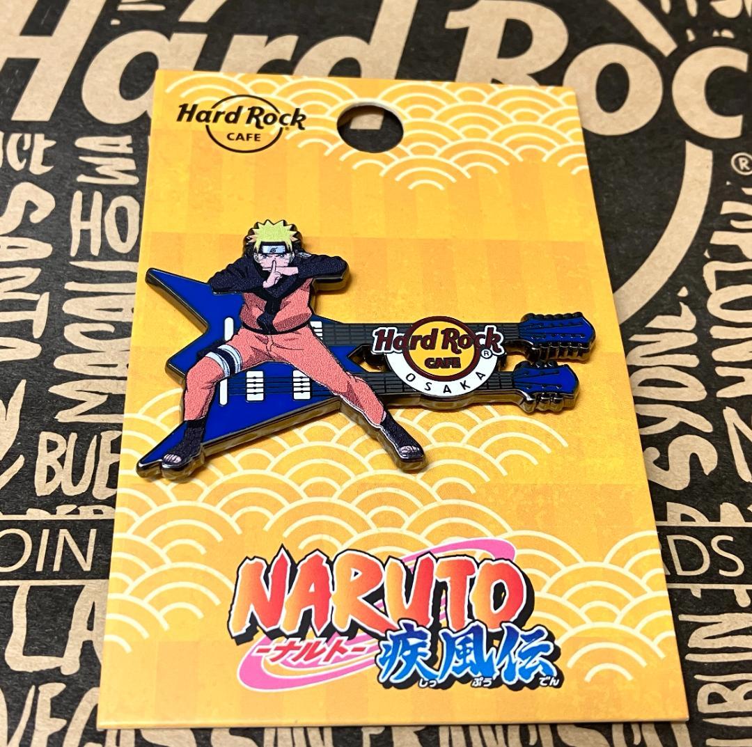 値下☆ハードロックカフェ◆5店舗・6点◆NARUTO ナルト 【限定】ピンバッジ