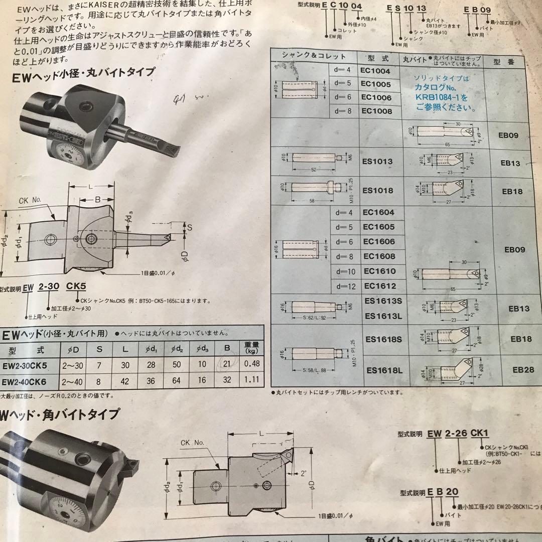 BIG KAISER  EWボーリングヘッド(仕上用)EW2-30CK5EB13