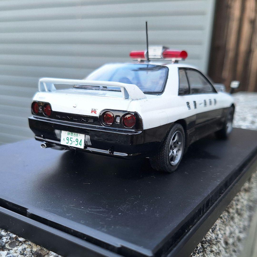 ハセガワR32GT-R パトカー アオシマR33GT-R ヴェイルサイド