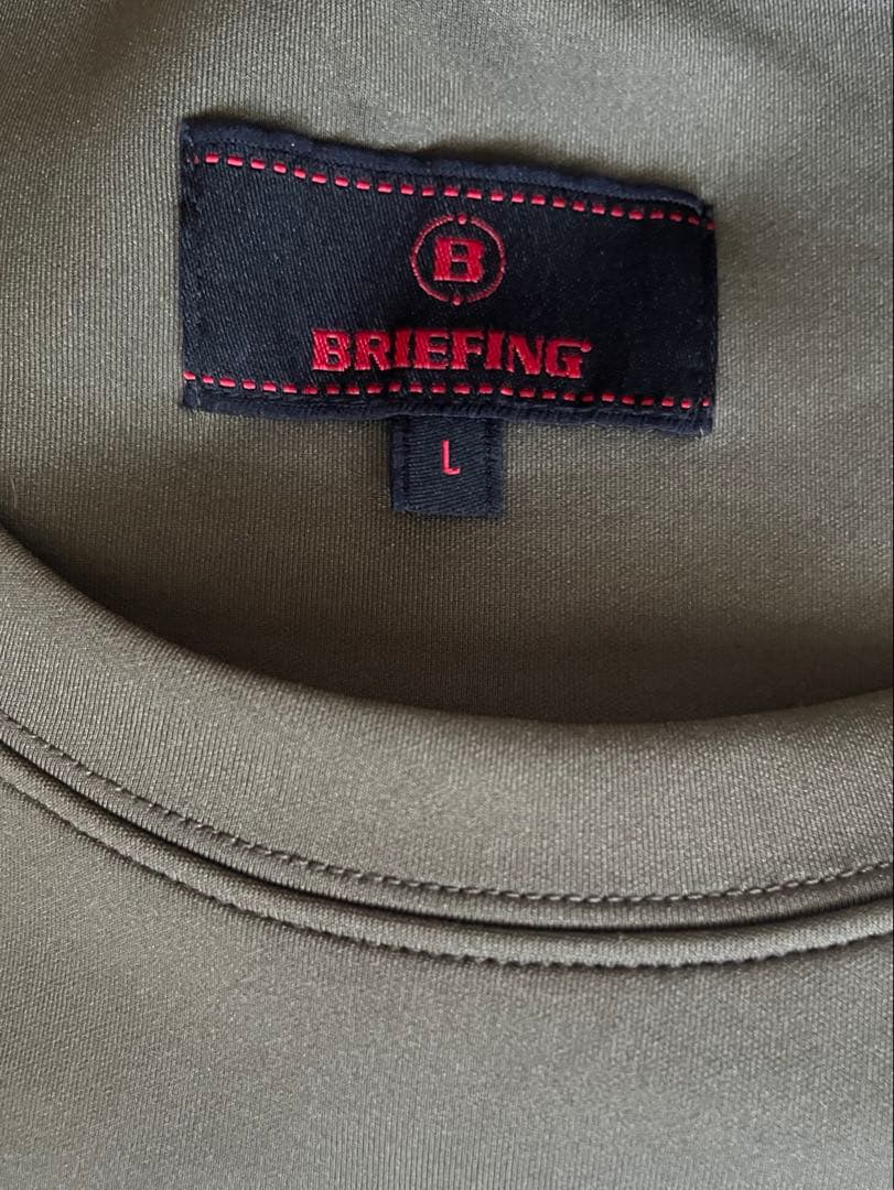 BRIEFING オリーブ スウェット Lサイズ