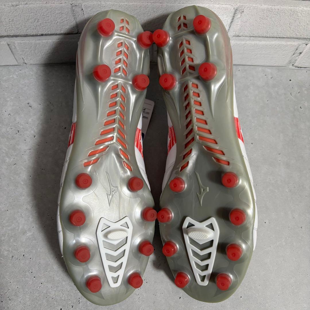 モナルシーダネオ3エリート　白　赤　27.0cm 新品　スパイク　ミズノ