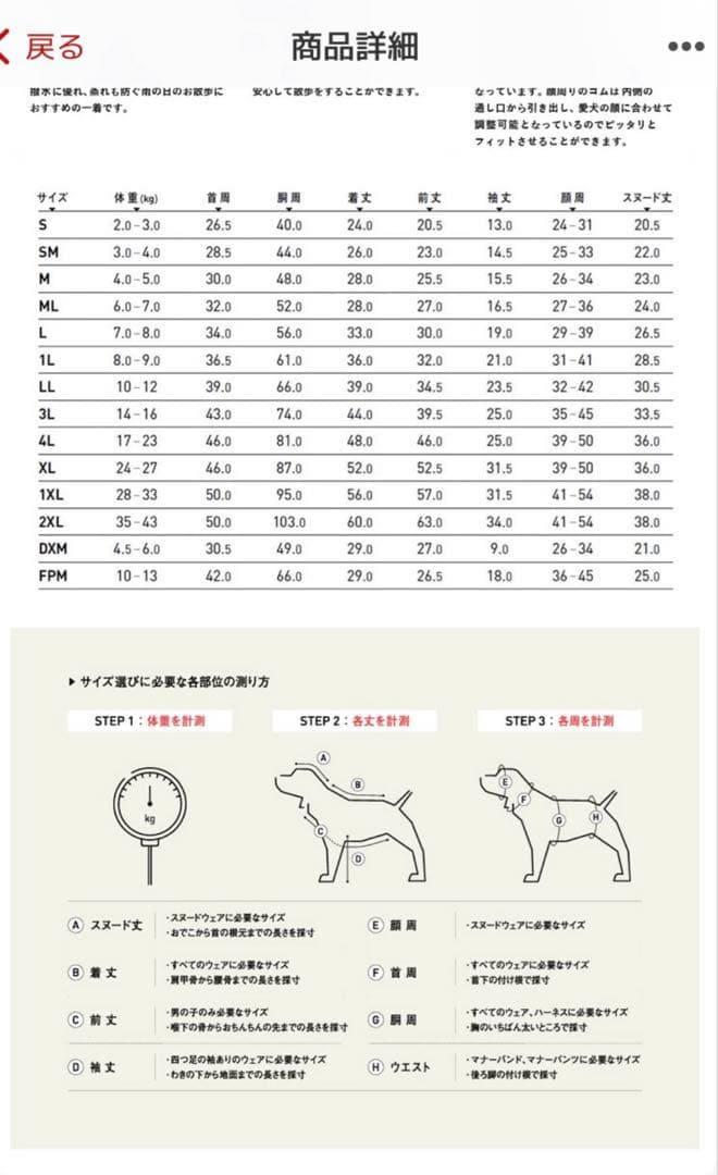 ALPHAICON レインドッグガード　XL
