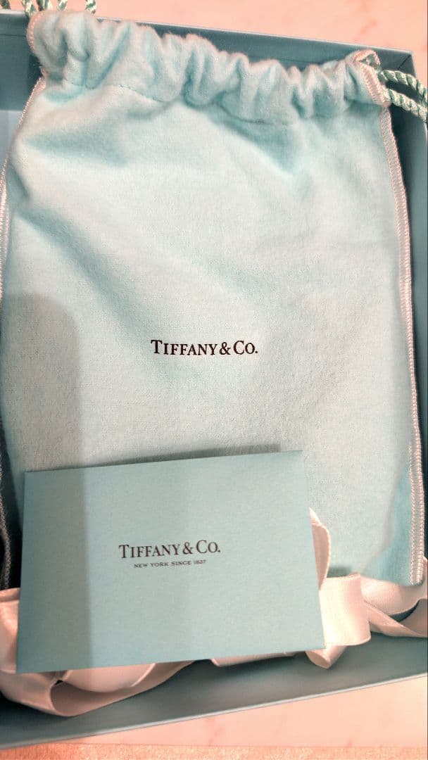 ■試着のみ 新品未使用 TIFFANY 首輪+リードセット Lサイズ 中〜大型犬