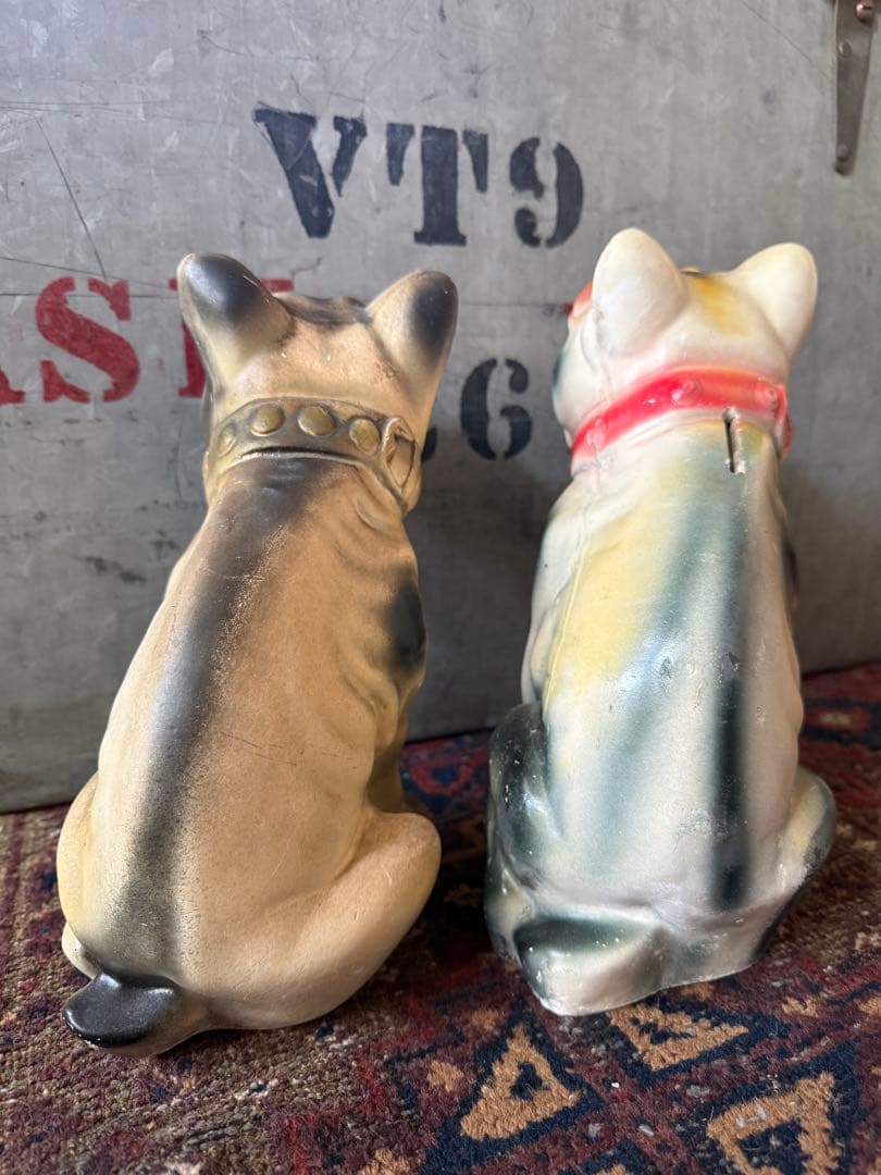 蔵*＊様 Vintage Chalkware Bulldog