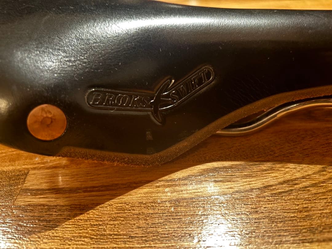 BROOKS swift chrome ブラックレザーサドル
