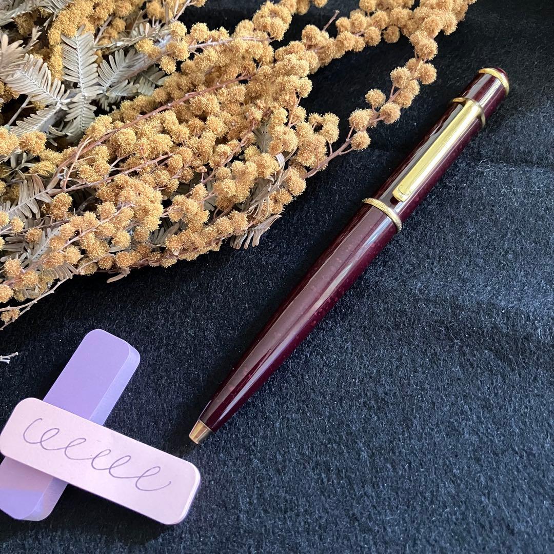 【Cartier】ディアボロ ボールペン バーガンディレッドラッカー仕上げ