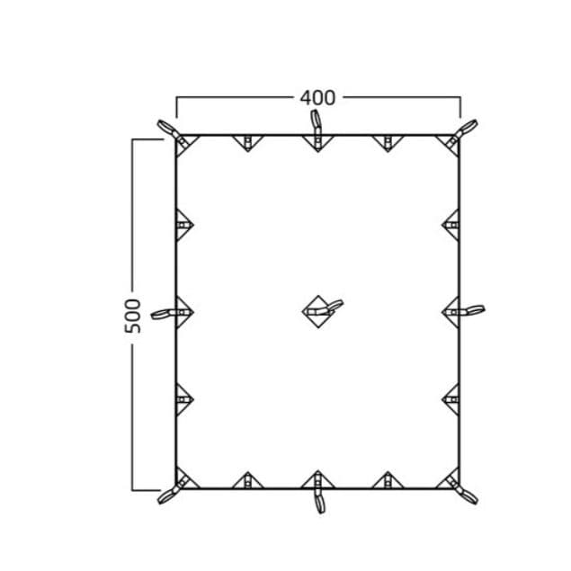 【未開封】ノルディスク カーリ20 タープ ブラック Nordisk KARI