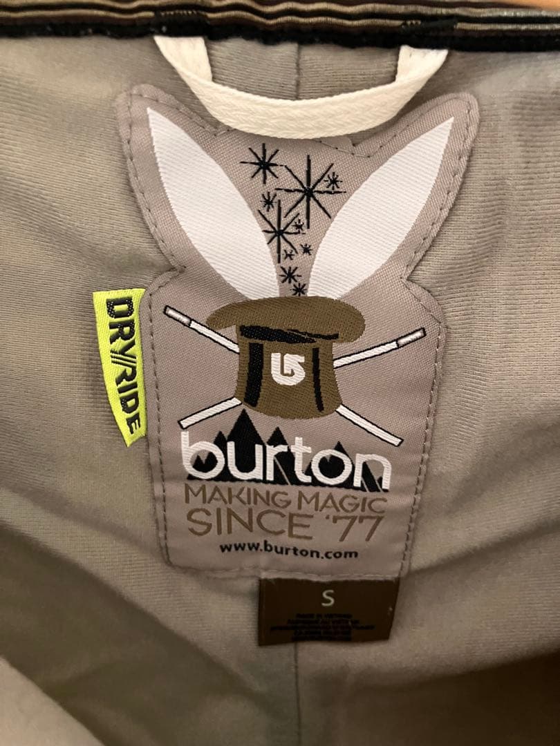 BURTON レディース スノーボードウエア 上下 グローブ付き