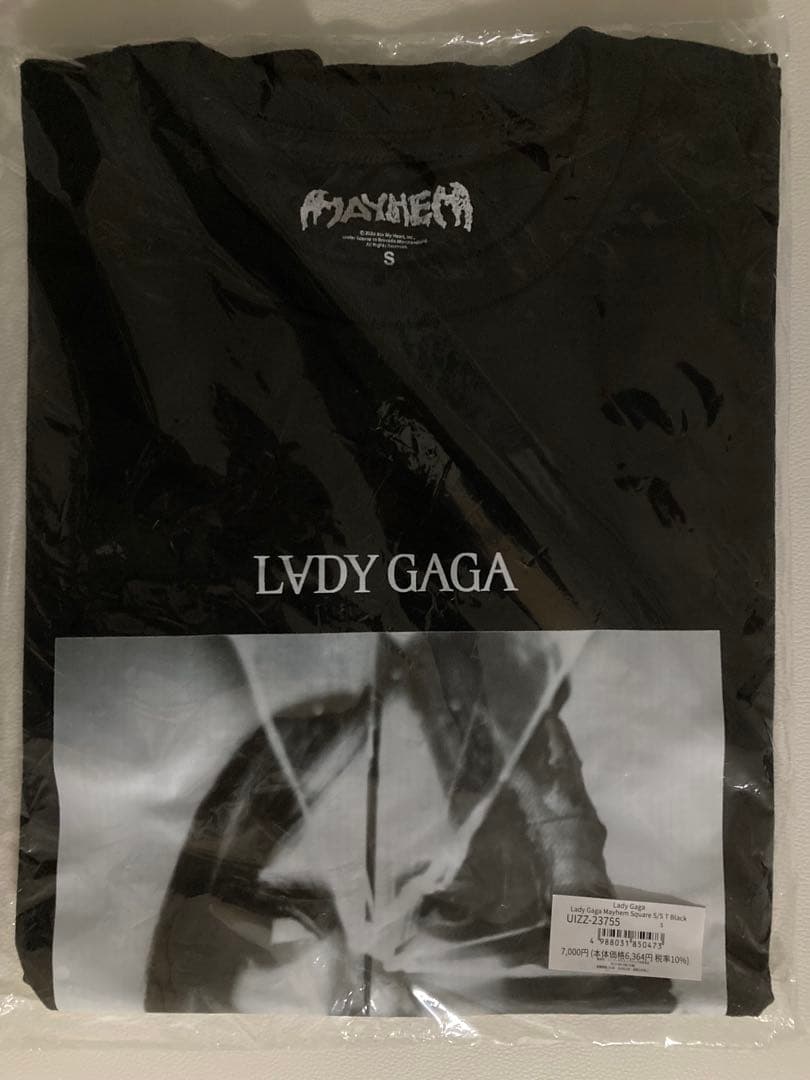 Lady Gaga MAYHEM Square Tee Sサイズ 黒
