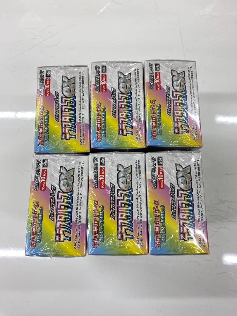 ポケモンカードゲーム テラスタルフェスex 6BOX シュリンク付き