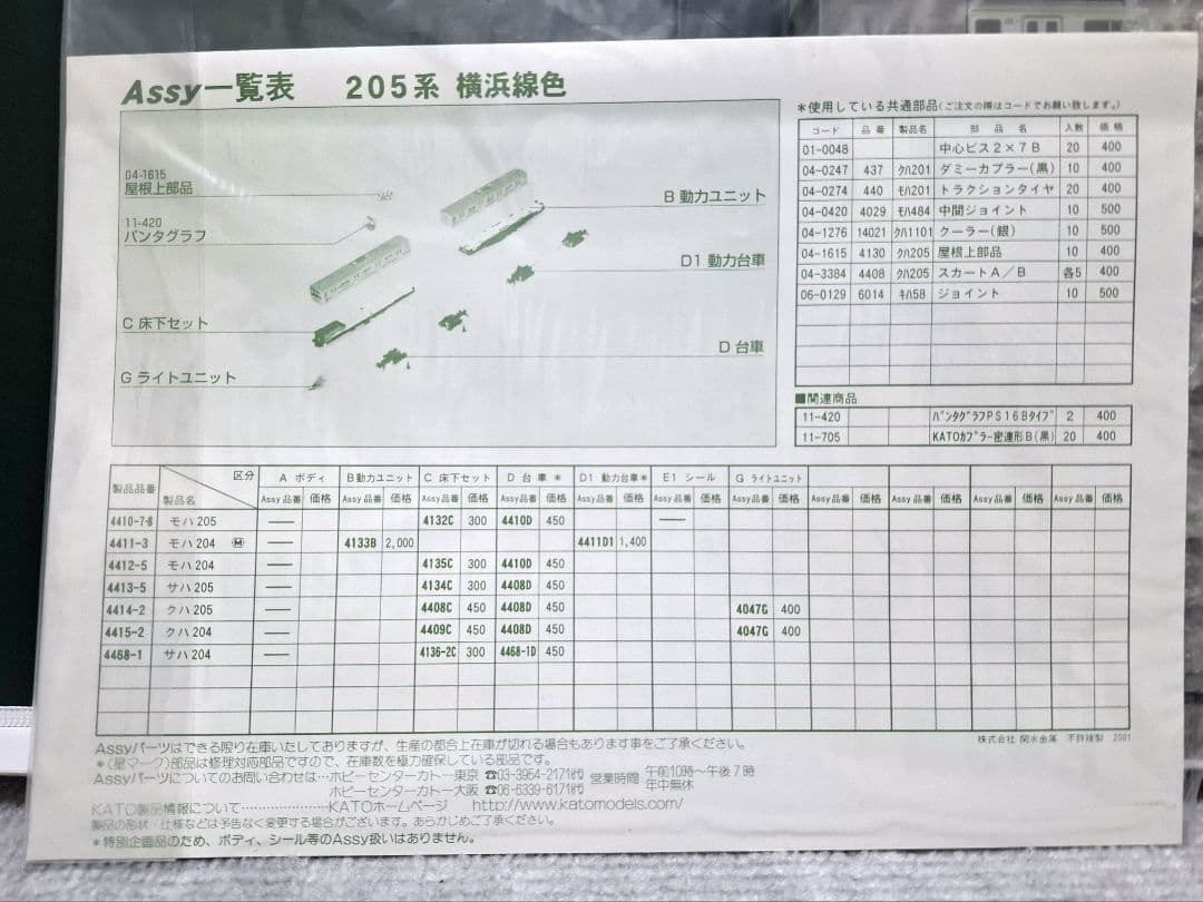 KATO 10-416 205系 特別企画品　横浜線色 8両セット