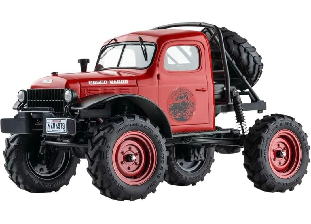 FMS 1/24 リアリスティックRC完成モデル マッド・レーサー 4×4レッド