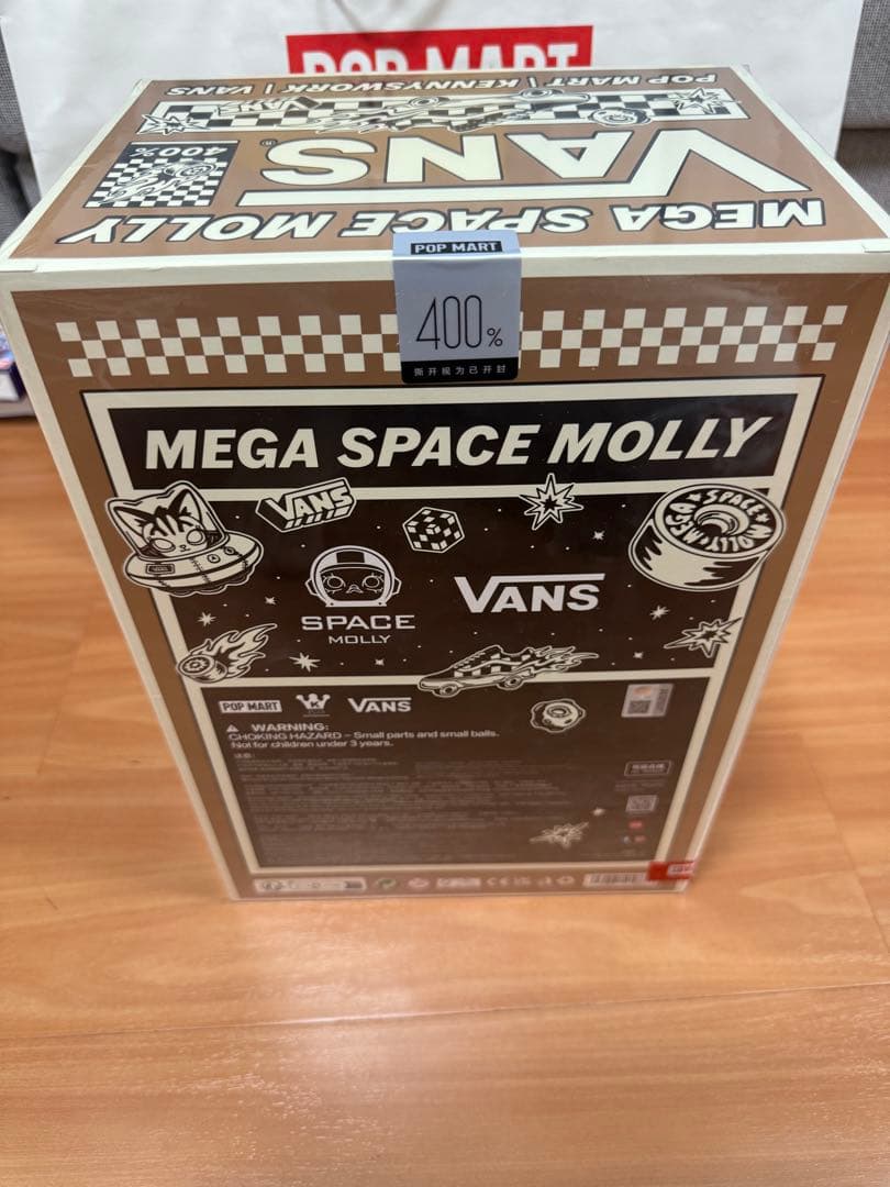 POPMART MEGA SPACE MOLLY 400% VANS 新品未開封
