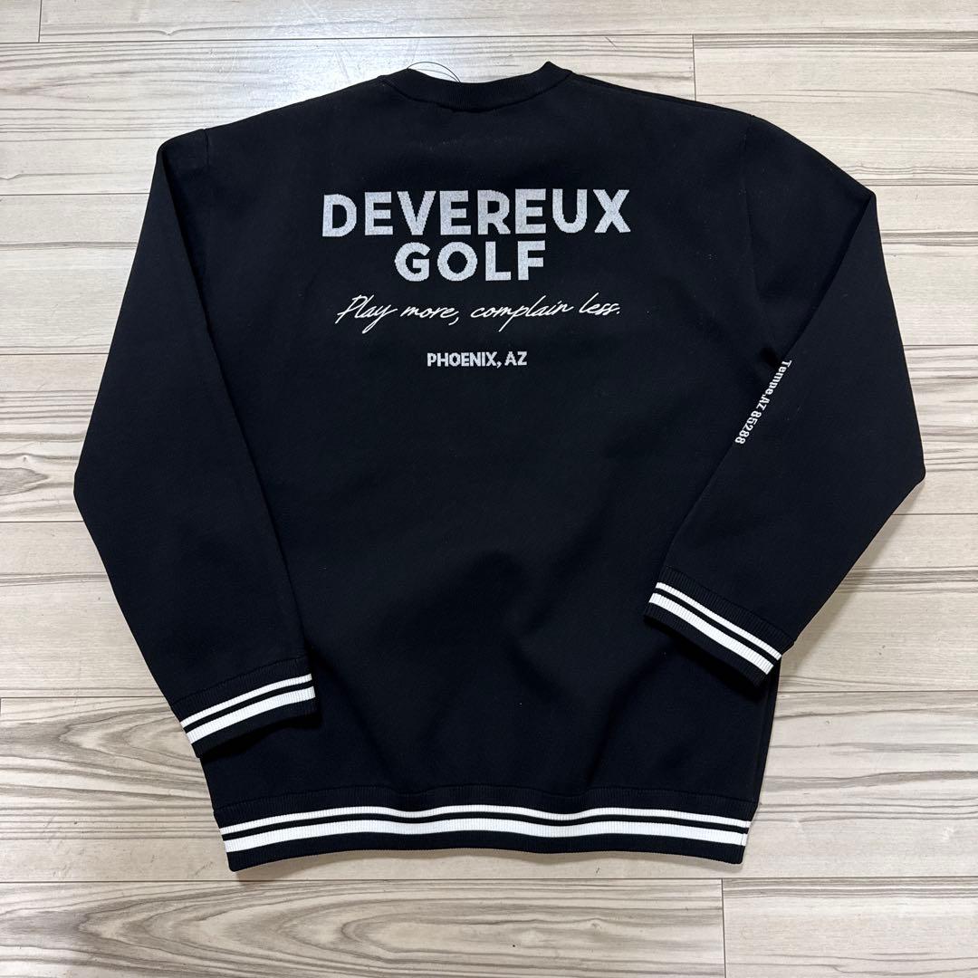 DEVEREUX GOLF ブラックセーター S 新品