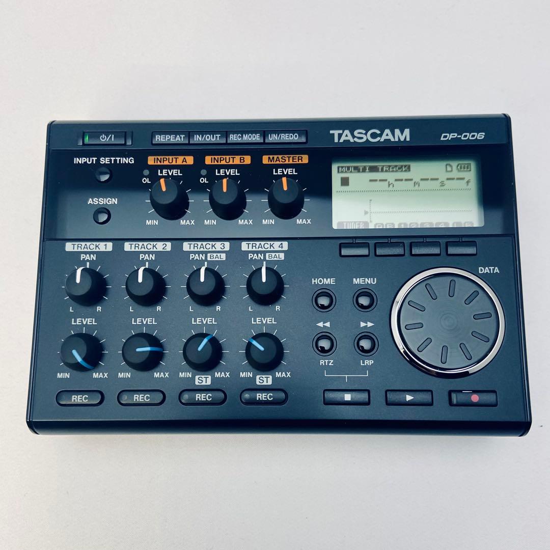 【美品】TASCAM DP-006 マルチトラックレコーダー MTR 電池駆動