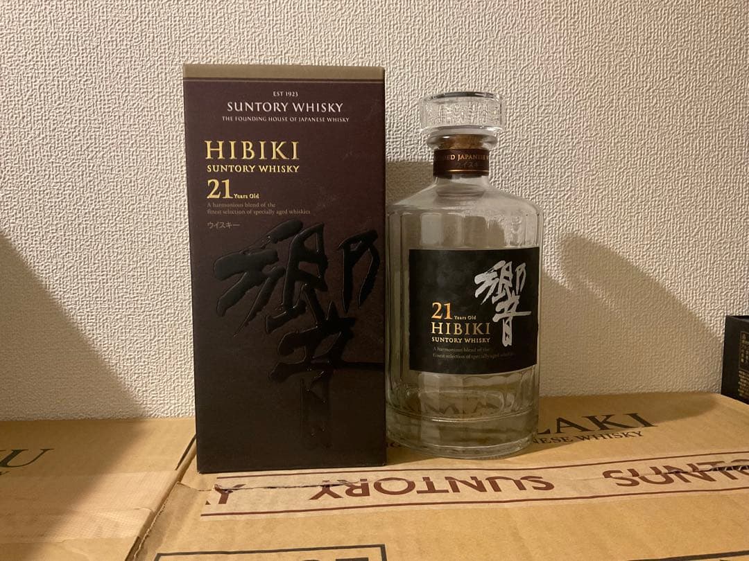 響 21年 空き瓶 空瓶 箱付き 1本