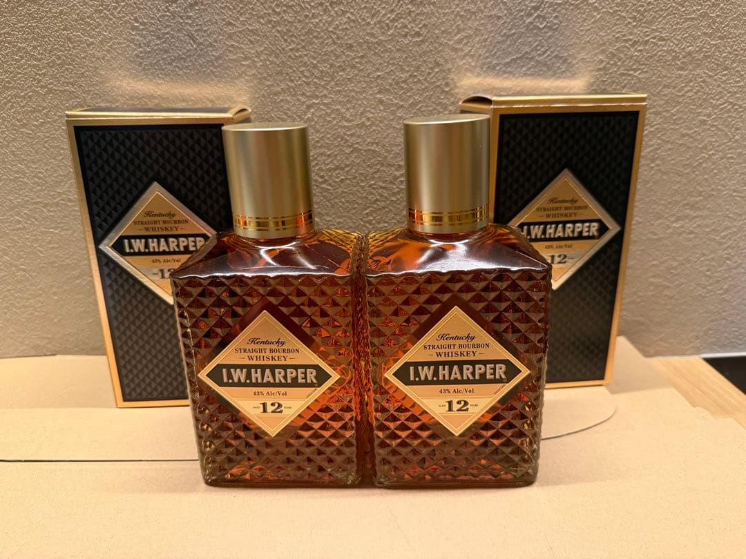 I.W. HARPER 12年ウイスキー 750ml 2本セット