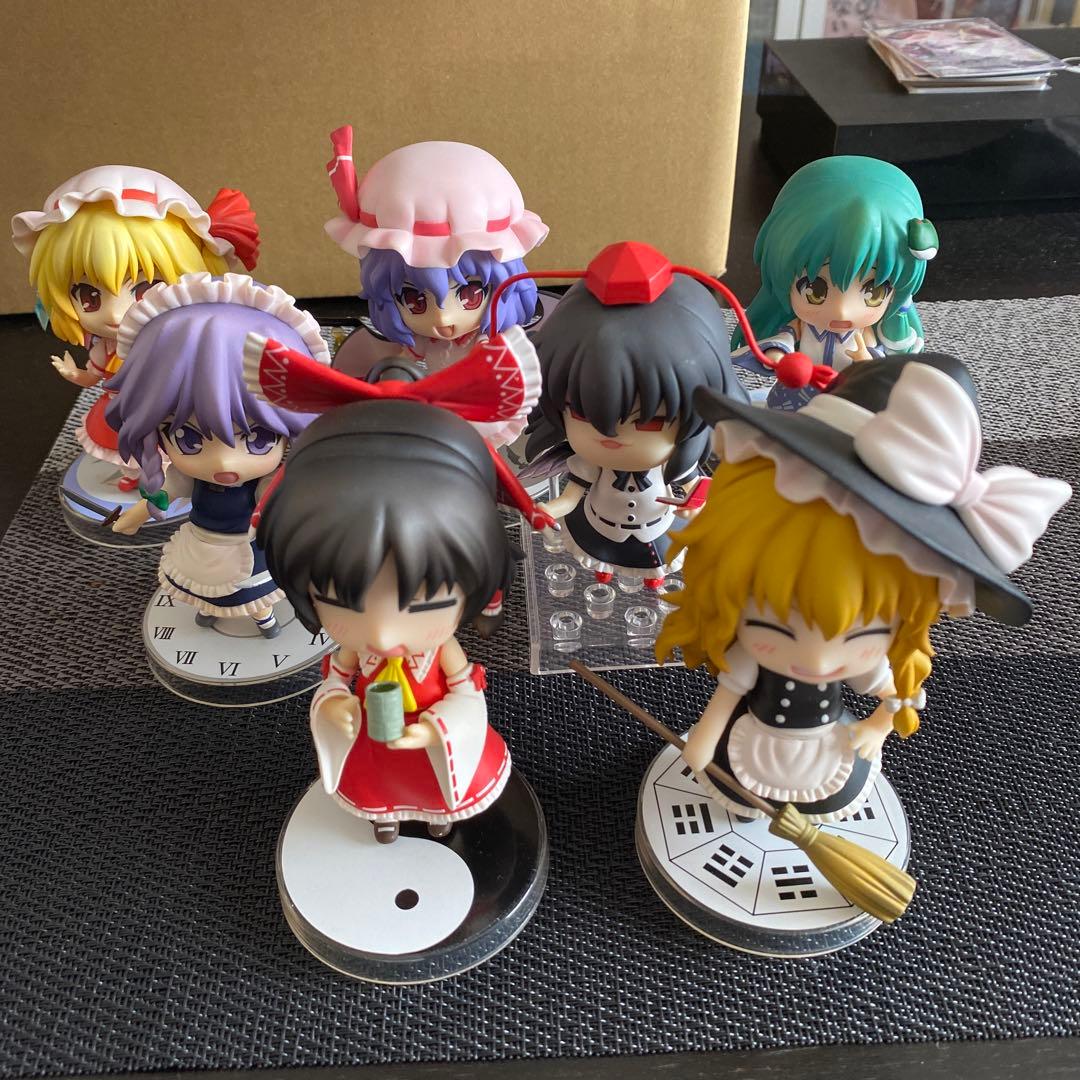 箱無ジャンク品］東方Projectねんどろいど7体セット