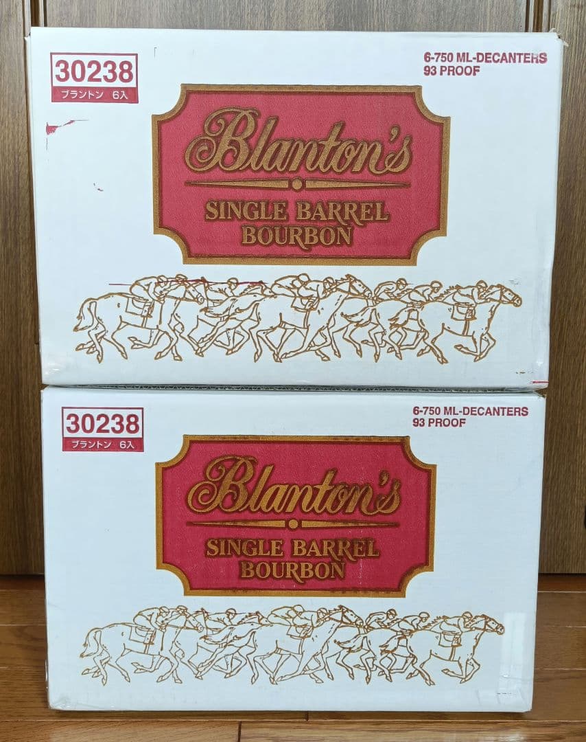 宝酒造 ブラントン シングルバレル レッド 2ケース Blanton's Red