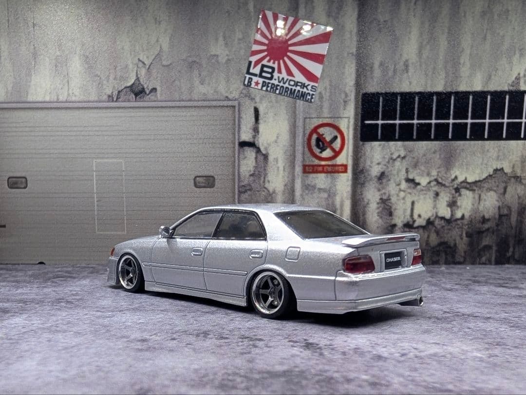 ホビージャパン TOYOTA CHASER ツアラーV カスタム シルバー