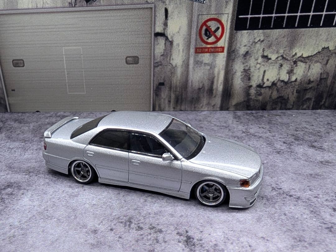 ホビージャパン TOYOTA CHASER ツアラーV カスタム シルバー