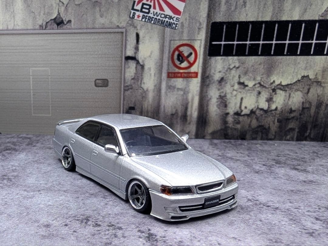 ホビージャパン TOYOTA CHASER ツアラーV カスタム シルバー