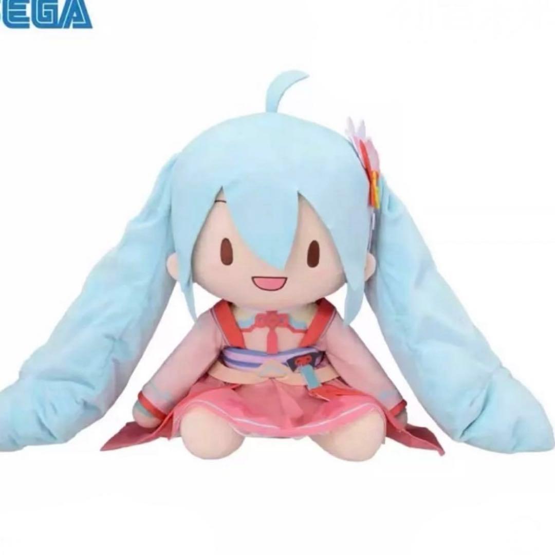 初音ミク 月西江 ふわぷち ぬいぐるみ (LL) 未開封品