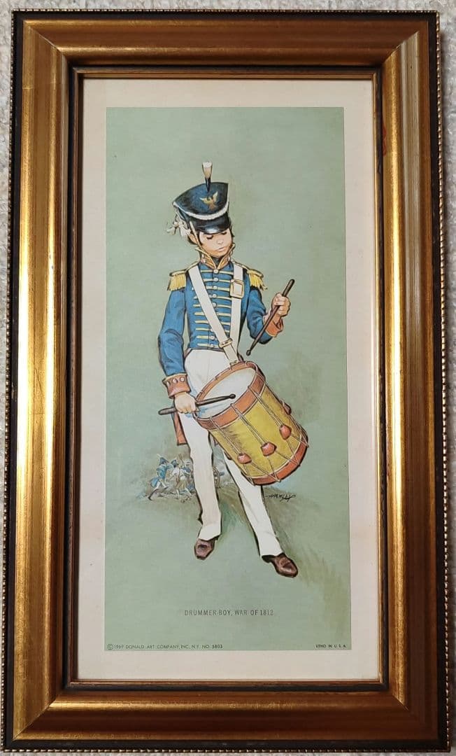 絵画 Drummer boy, war of 1812