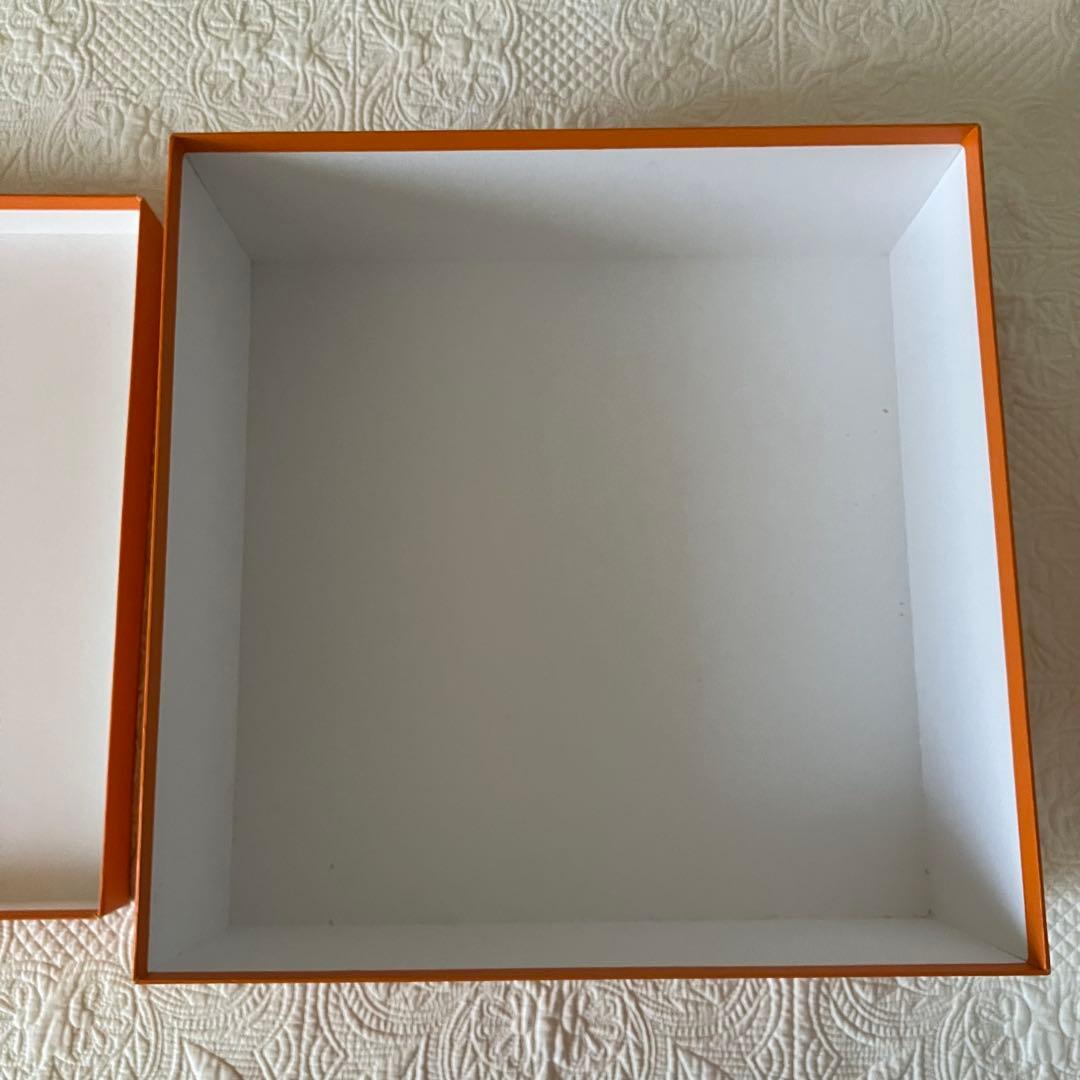 HERMES オレンジ box ケリー　バーキン　34.5✖️34.5✖️14