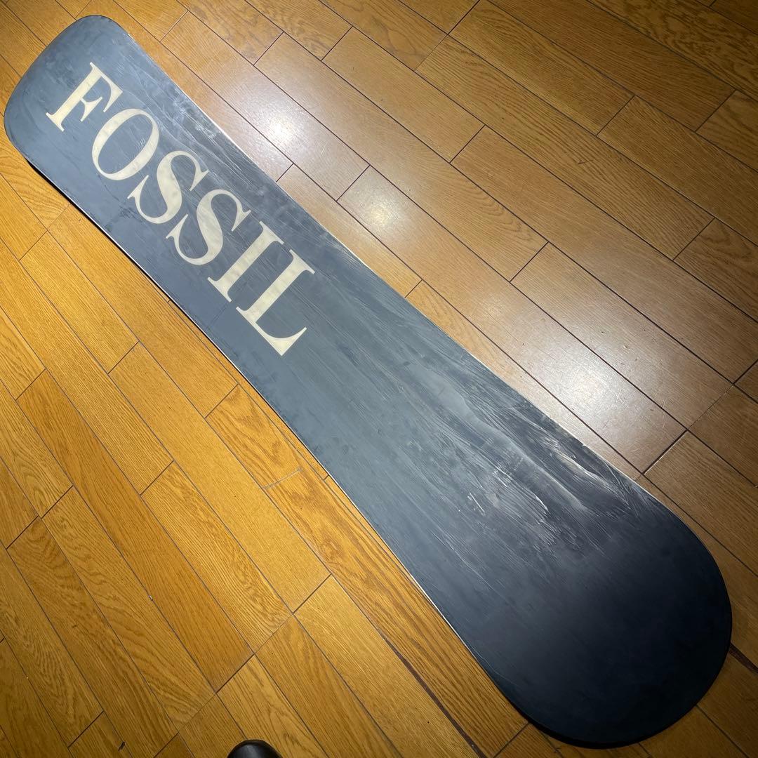 希少FOSSILフォッシルnatural154cm カービング・バッジテスト