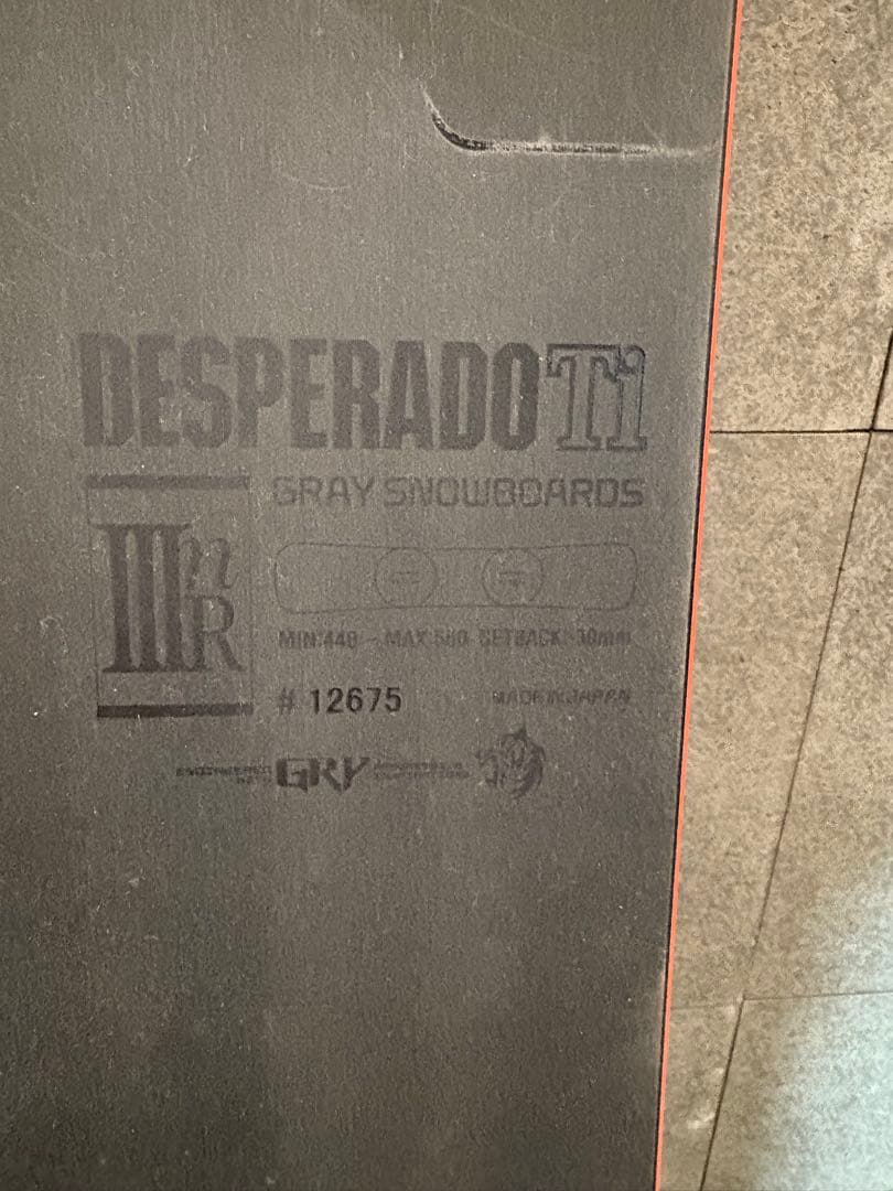 公*o様 Gray Desperado TI Ⅲn 154