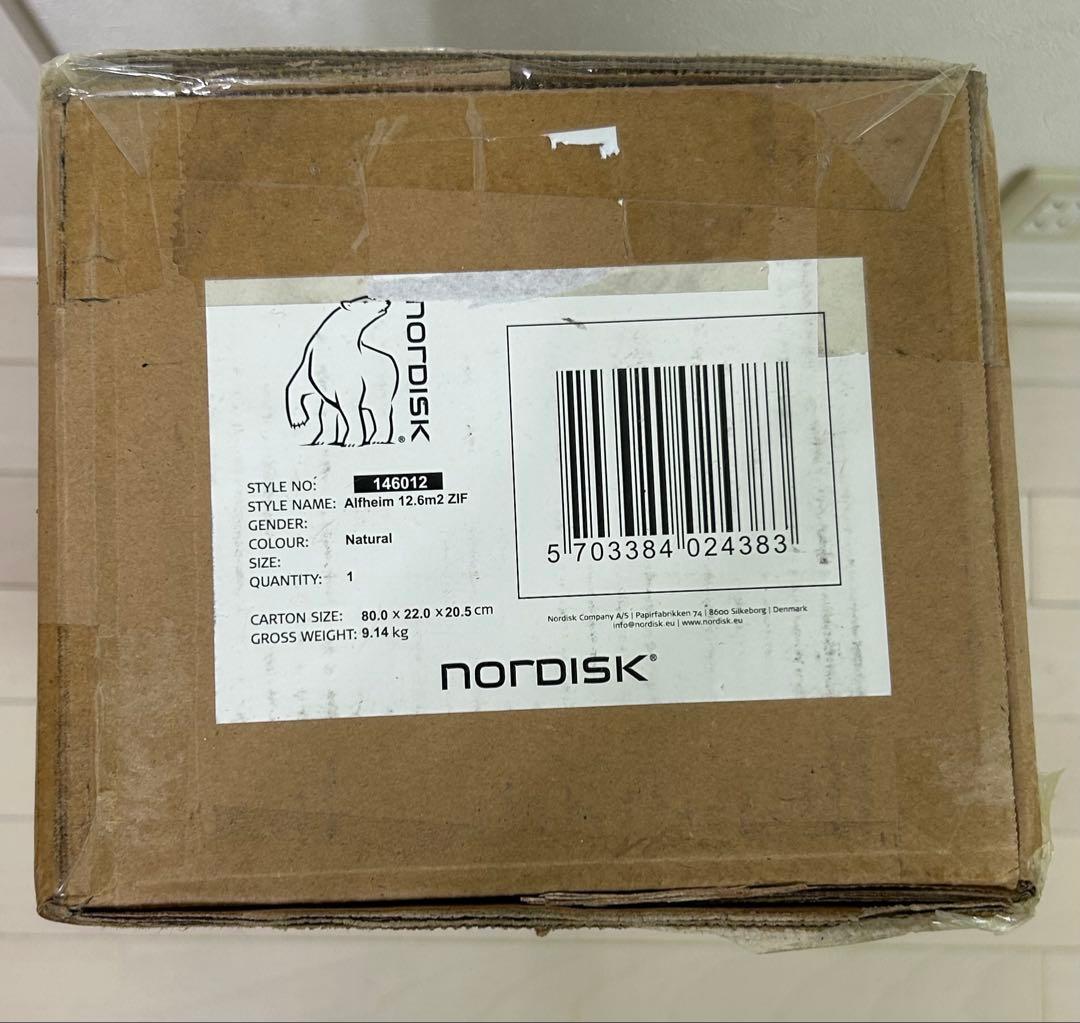 新品 nordisk アルフェイム 12.6 ジップインフロア 146012