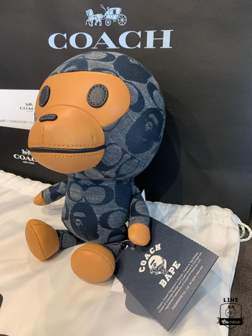 ■COACH×BAPE エイプ　コーチ　新品　ぬいぐるみフィギュア　ぬいぐるみ