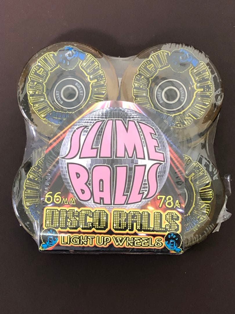 スケートボード SLIME BALLS DISCO BALLS LIGHT UP WHEELS