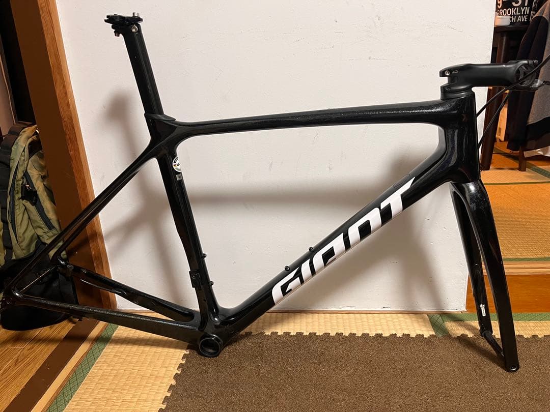 【ジャンク】22年GIANT TCR ADV PRO 0 フレームセット M