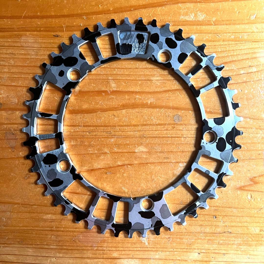 AARN track chainring camo 49T PCD144 アルミ