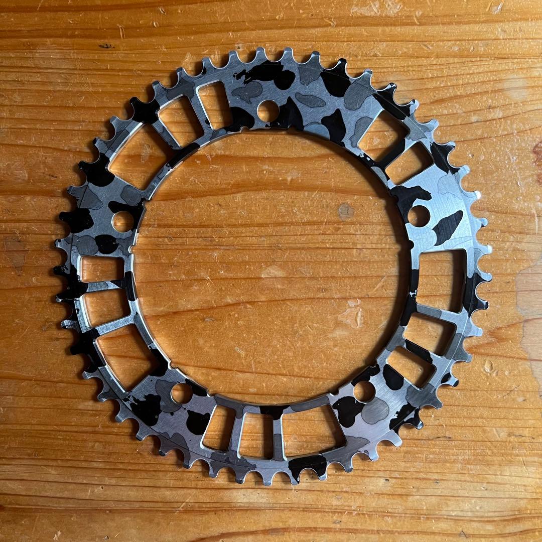 AARN track chainring camo 49T PCD144 アルミ