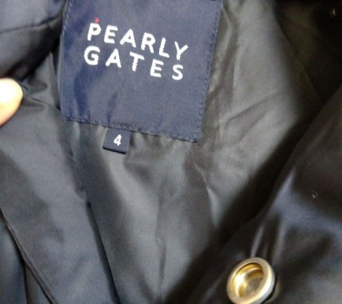 パーリーゲイツ　PEARLY GATES　ロング　ダウン？！コート　ネイビー　4