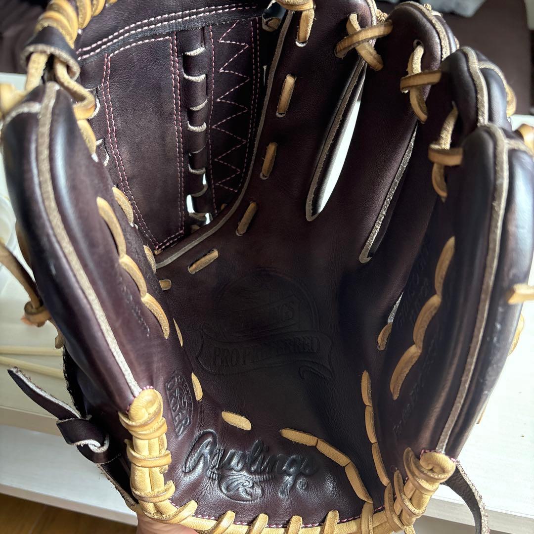 Rawlings オーダー硬式野球グローブ ダークブラウン