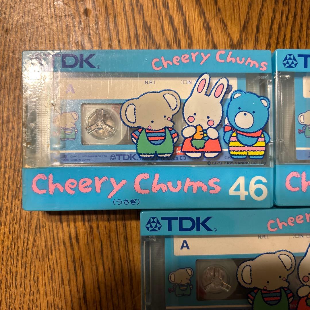 TDK Cheery Chums カセットテープ 46 ３本セット