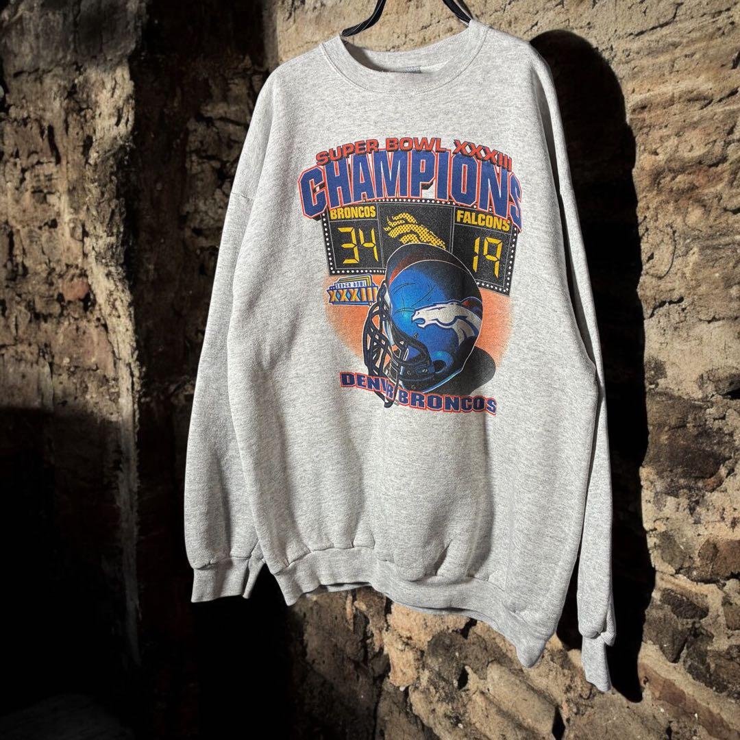 【90s USA製】LOGO7 DENVER BRONCOS スウェット