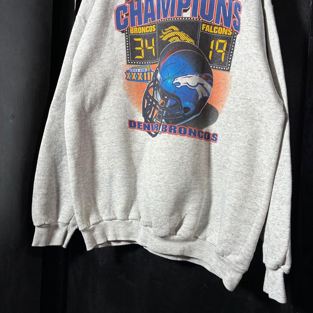 【90s USA製】LOGO7 DENVER BRONCOS スウェット